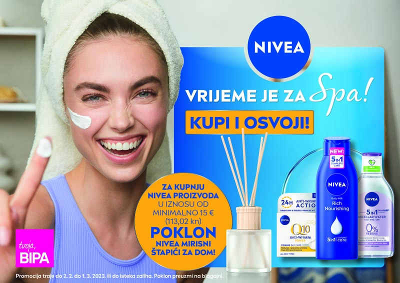 Vrijeme je za SPA uz omiljene NIVEA proizvode po super ponudi!